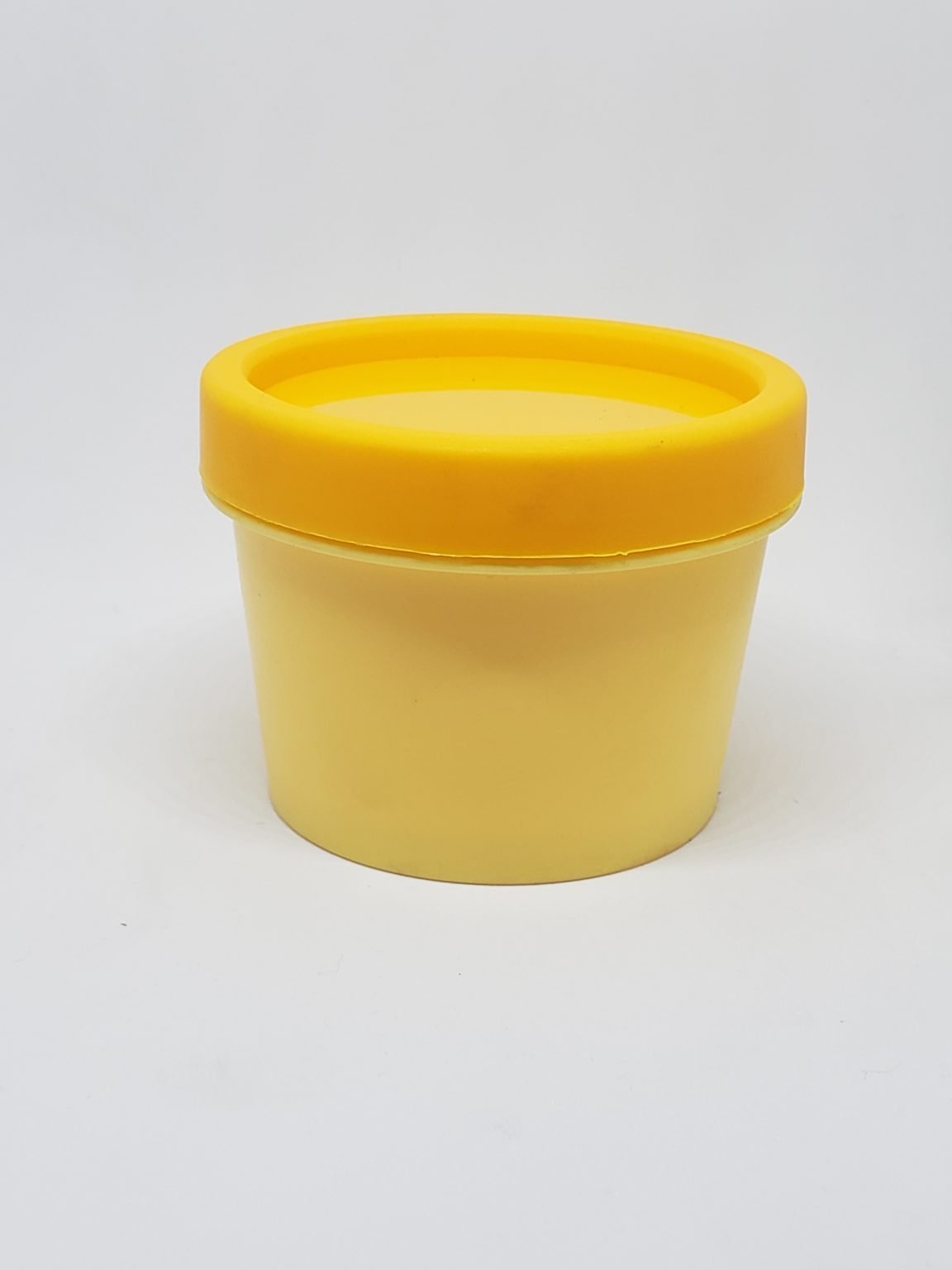 Pote plástico amarillo 100 gr - Reachem