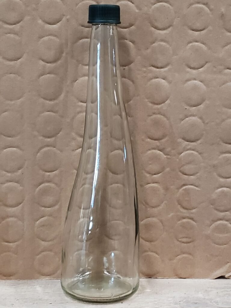 Botella de vidrio transparente estilizada 32/410 750 cc - Reachem